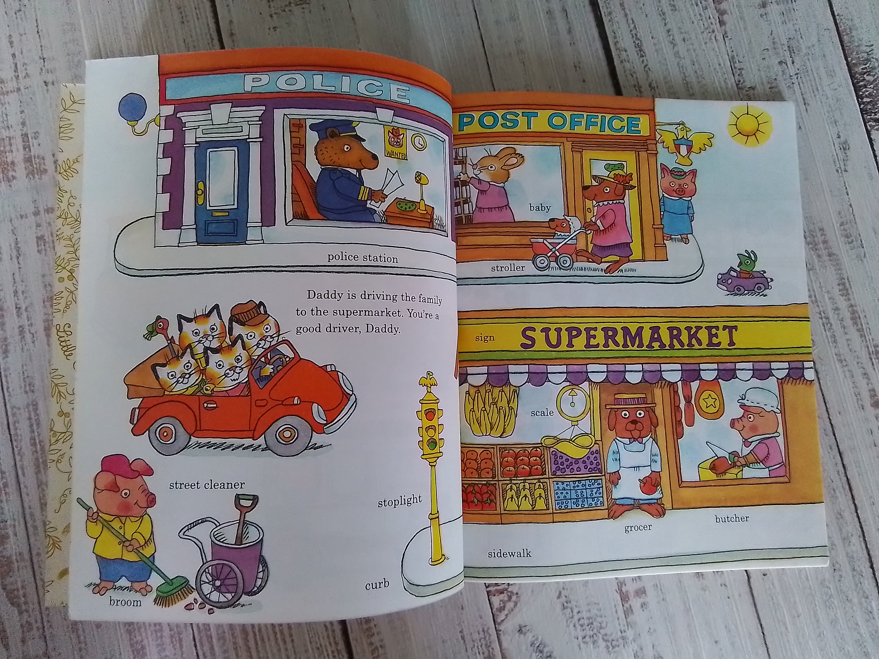 Richard Scarry Best Little Word Book Ever Little Golden Book/ Vintage ...