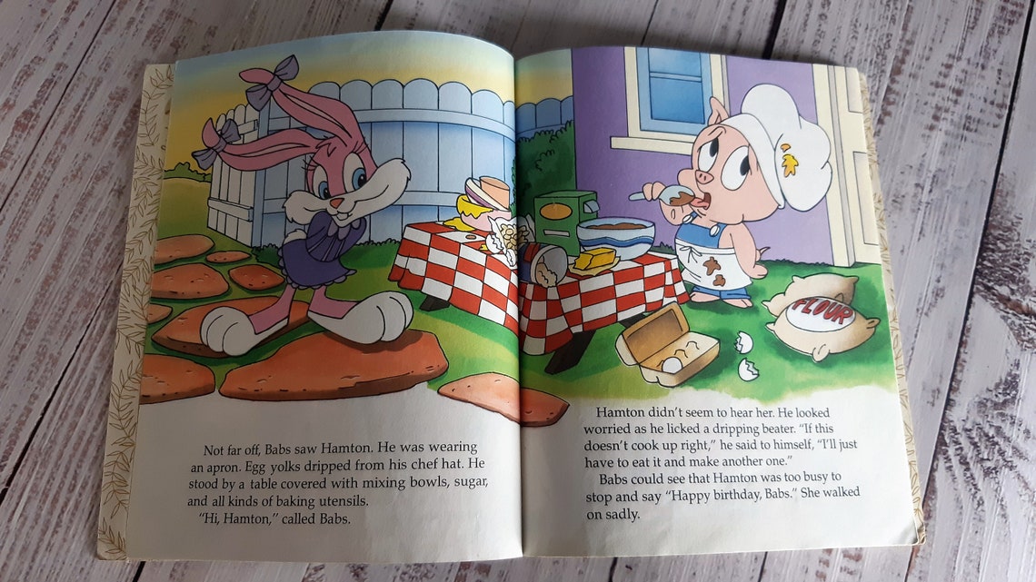 Tiny Toon Adventures Little Golden Book/ Happy Birthday Babs - Etsy Canada