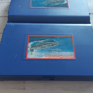 Vintage Sea Battle 2 Player Game/ Vintage Battleship Game/ 1980 Kids ...