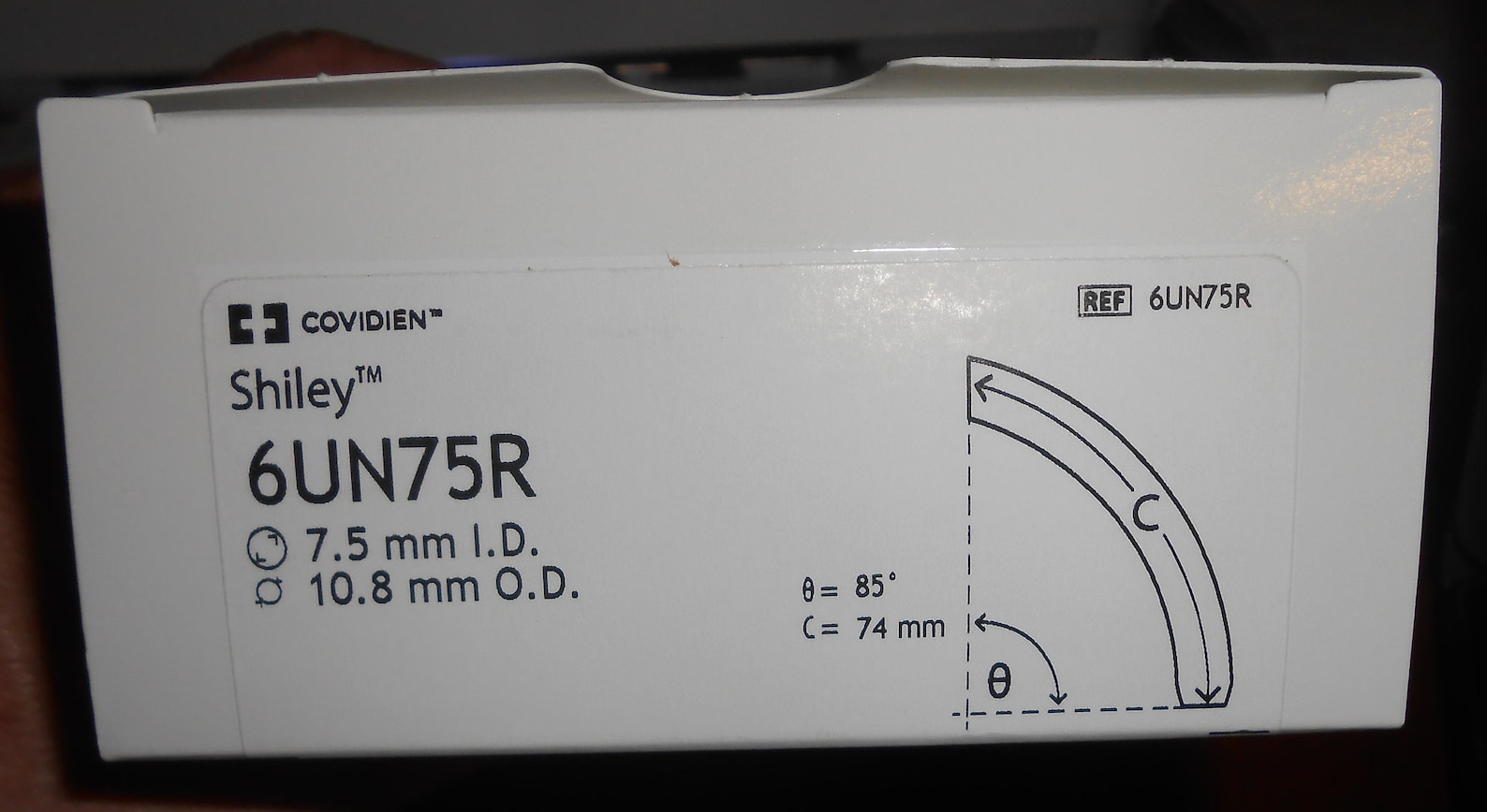 Shiley Covidien Adult Tracheostomy Tube Cuffless 6UN75R - Etsy Canada