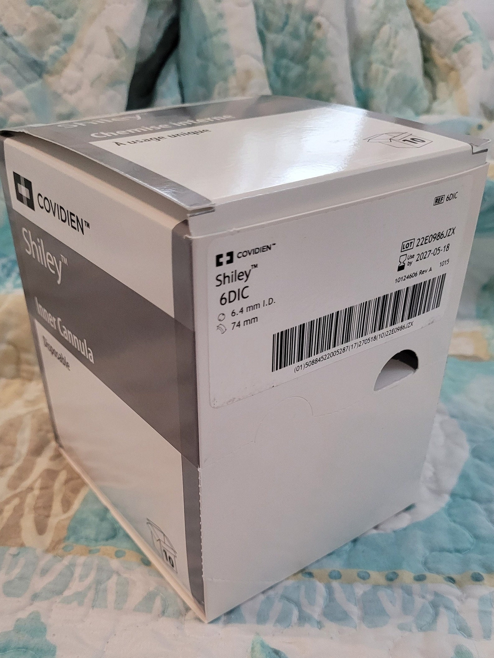 Covidien Shiley Inner Cannulas Disposable 6DIC 6.4 M.m. I.D. Box of 10 ...