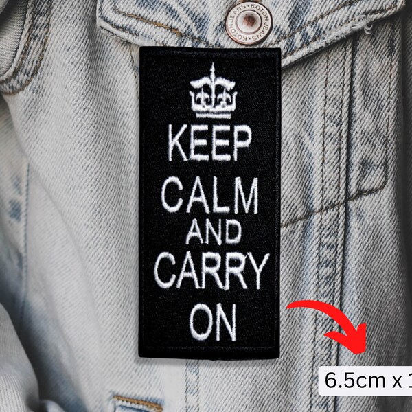 Keep Calm Sew On - Etsy