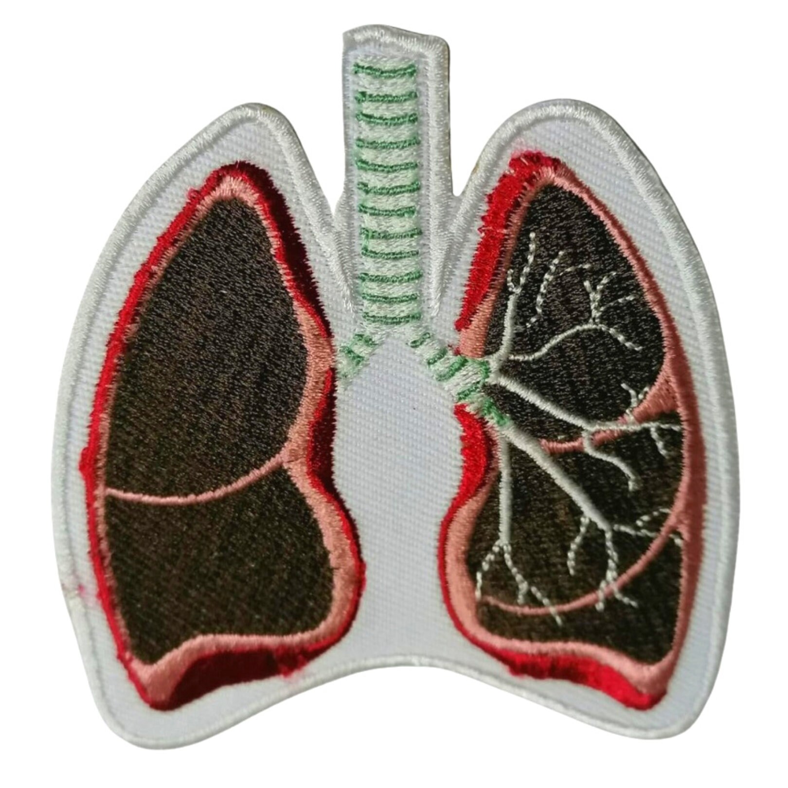 Lungs Human Body Organs Badge Iron on Sew on Embroidered Patch for ...