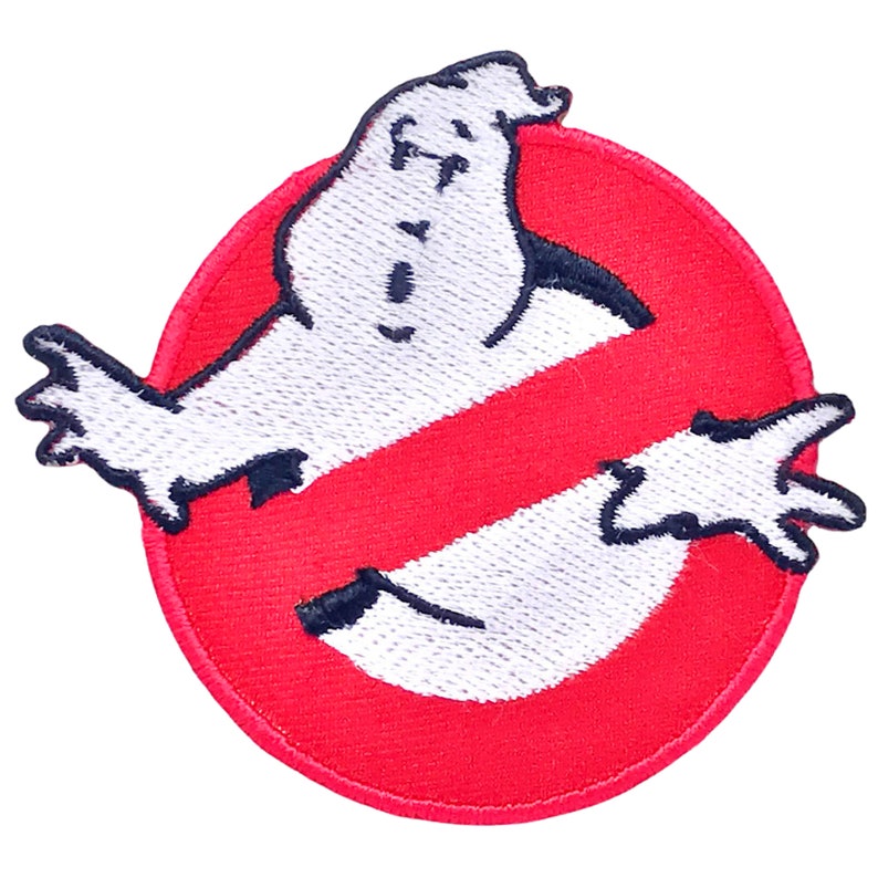 Ghostbusters Logo Fancy Dress Badge Iron on Sew on Embroidered - Etsy