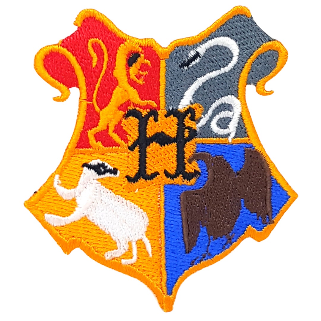 Harry Potter Hogwarts Badge Iron on Sew on Embroidered Patch for ...
