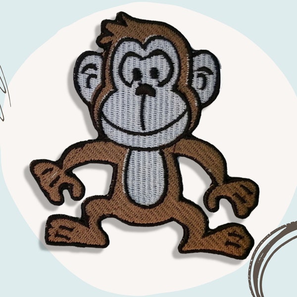 Monkey Badge - Etsy