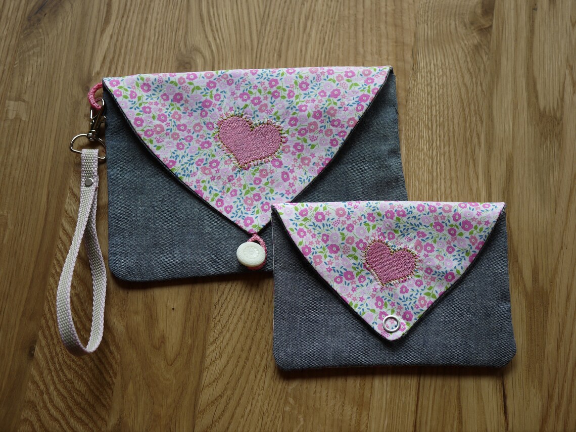 ITH Pouch Pocket Machine Embroidery - Etsy