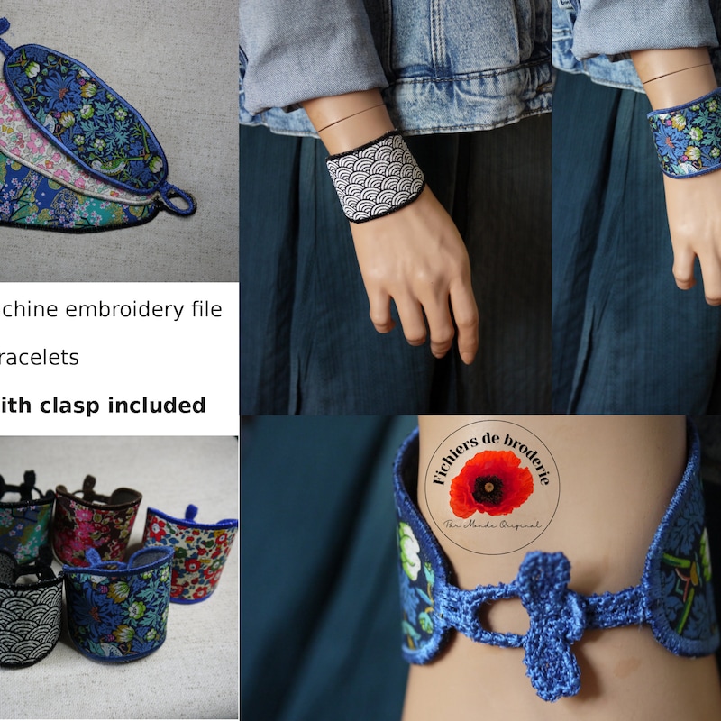 Embroidery Bracelet - Etsy