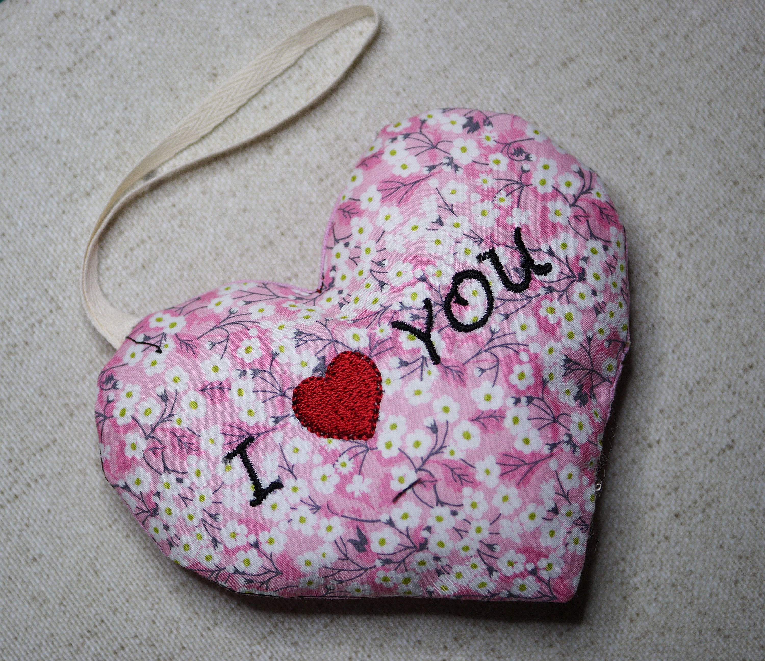 Embroidered Heart Machine Embroidery Design, Heart Decoration Machine ...