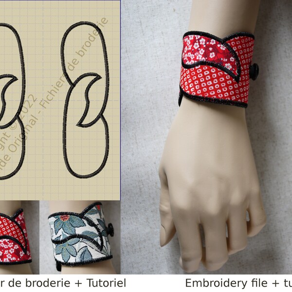 Embroidery Bracelet - Etsy