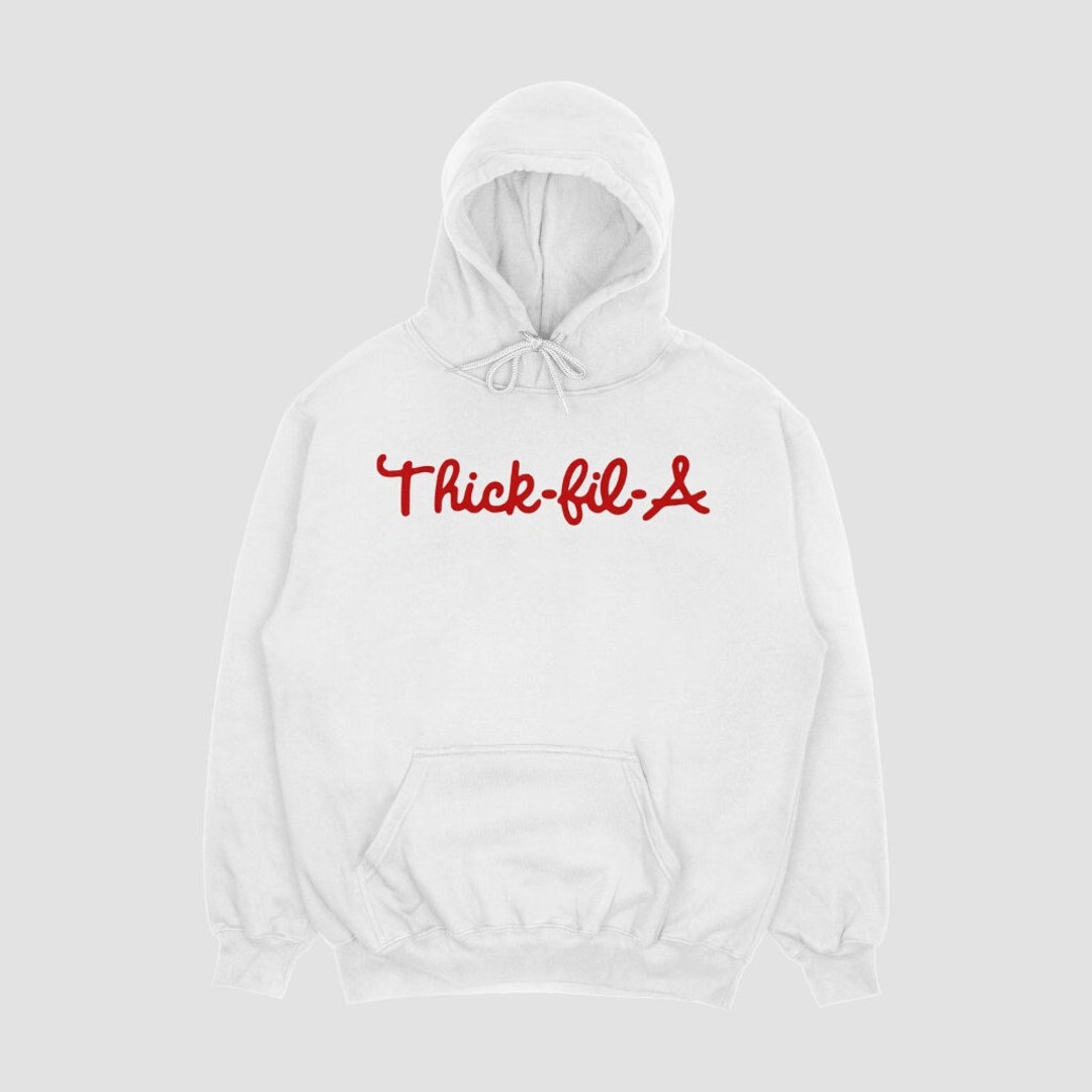 Thick-fil-a Hoodie, Curvy, Thicc, Trendy, Popular, Fun, Flirty, Womens ...