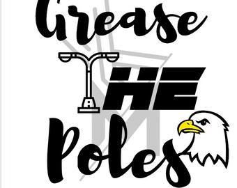 Grease the Poles SVG Philly Football Sports Philly Birds - Etsy