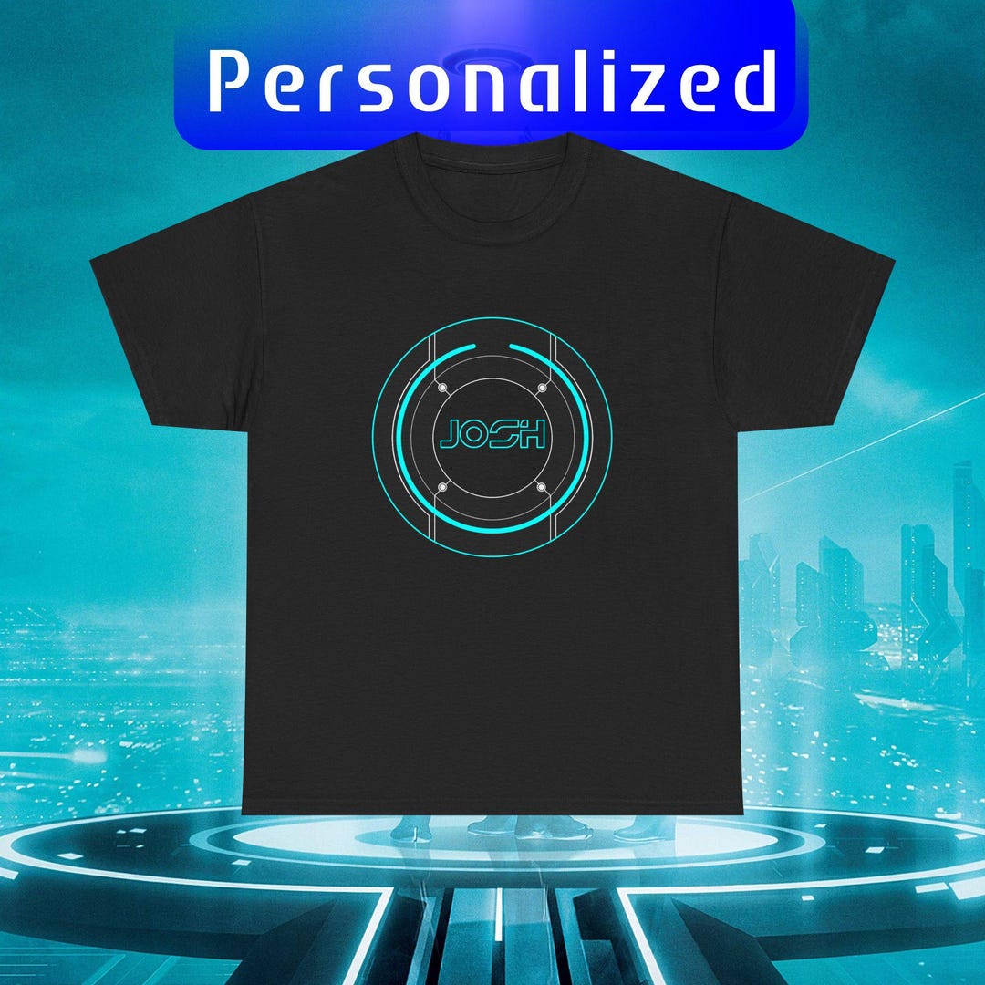 Personalized "tron Identity Disc" Tron/tron Legacy T-shirt | Sci-fi ...
