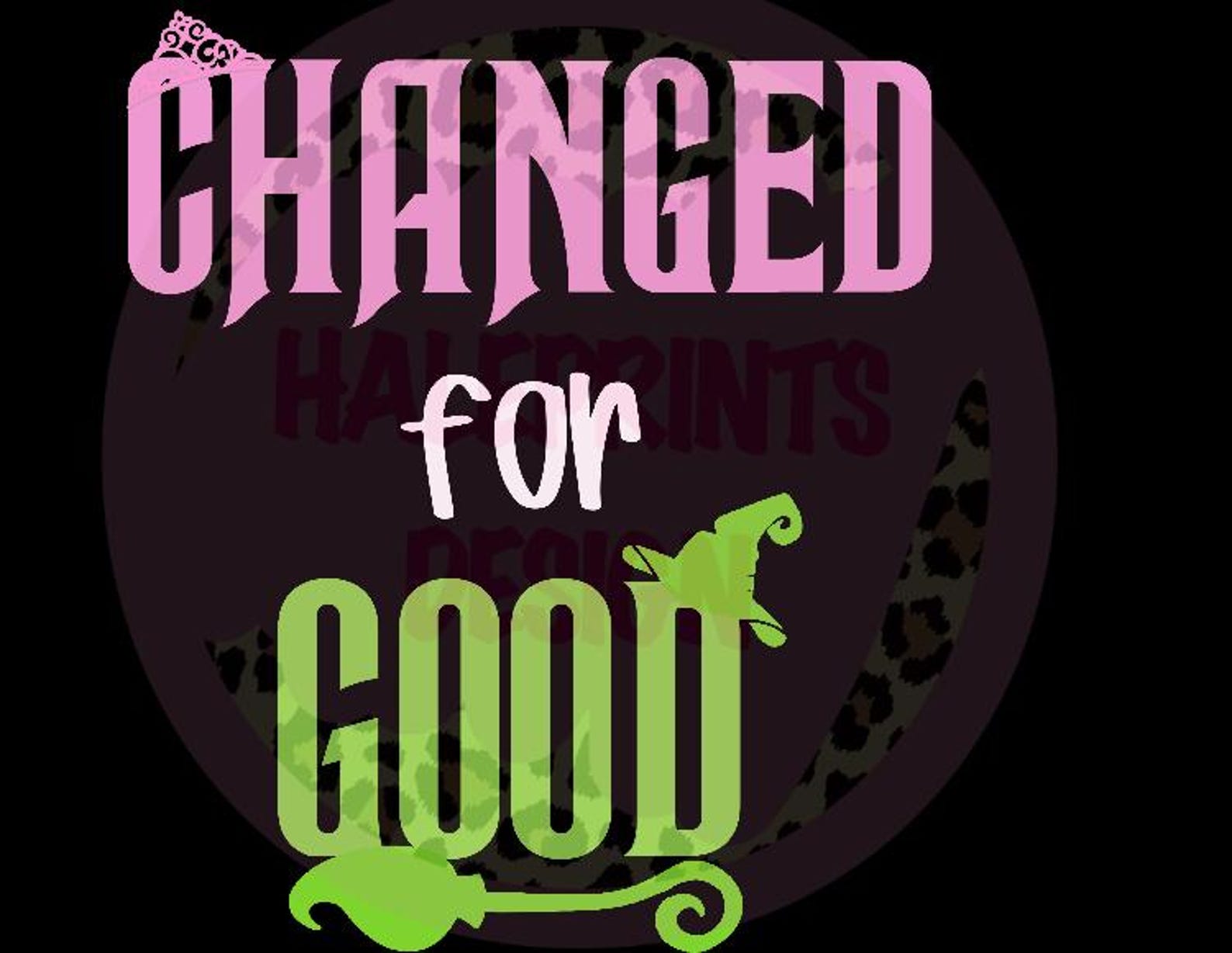 Changed for Good Png, Wicked Png, Digital File Png - Etsy