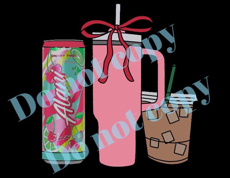 Cherry Twist Alani Stanley Coffee PNG (digital Download) - Etsy
