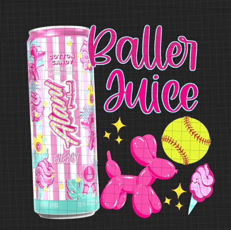 Baller Juice Alani PNG, Softball Design (digital Download) - Etsy Canada