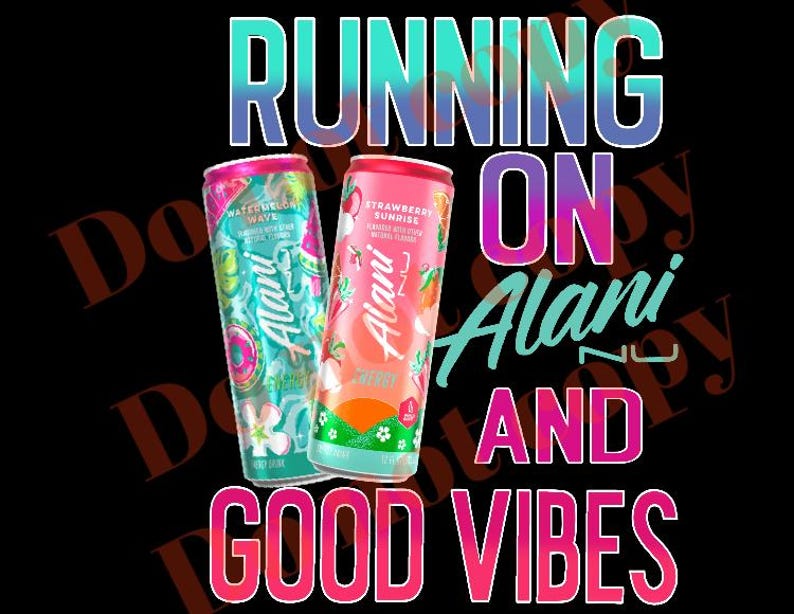 Running on Alani Png, Alani Png, Good Vibes Png - Etsy