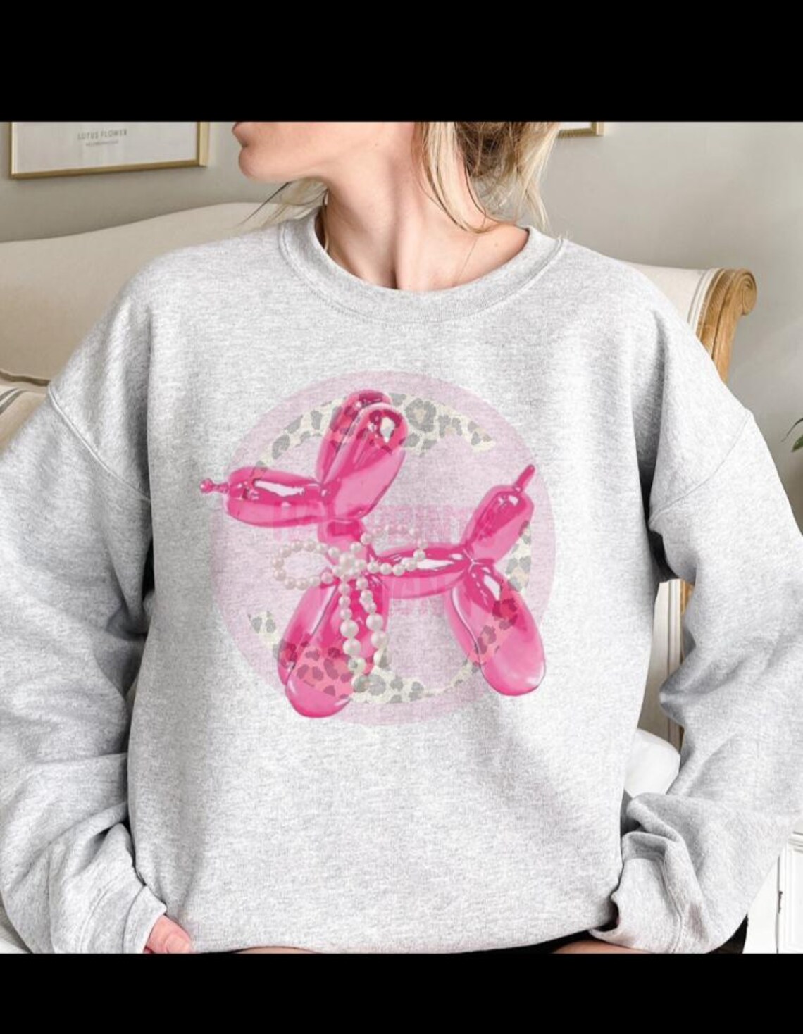 Balloon Dog Png, Coquette Png, Pink Dog Png, Pearl Bow Png - Etsy