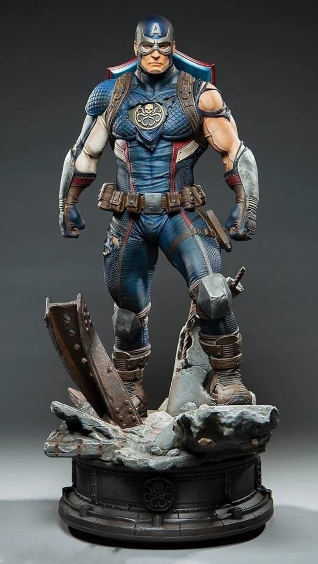 Captain America STL 3D File - Etsy