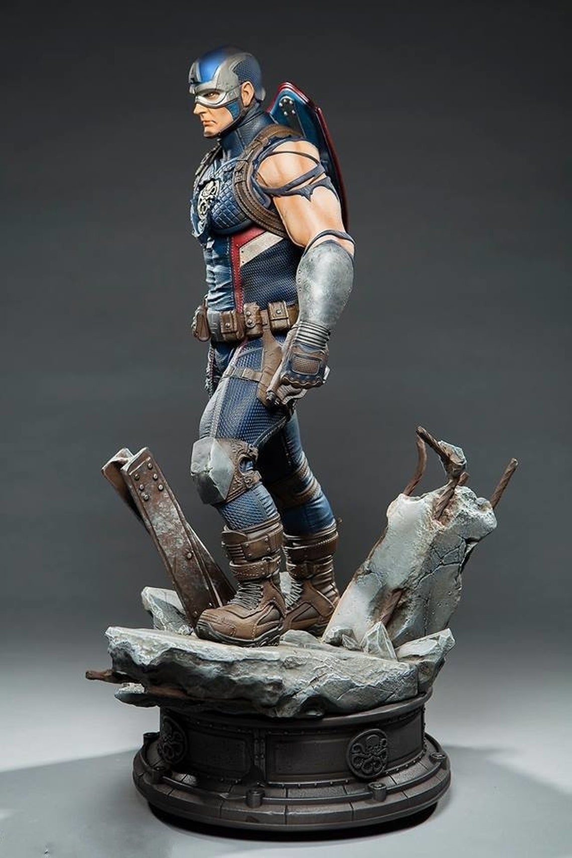 Captain America STL 3D File - Etsy