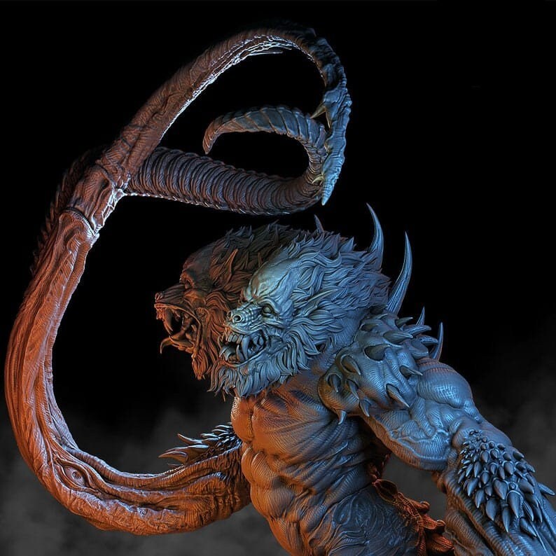 The Demogorgon STL 3D File - Etsy Australia