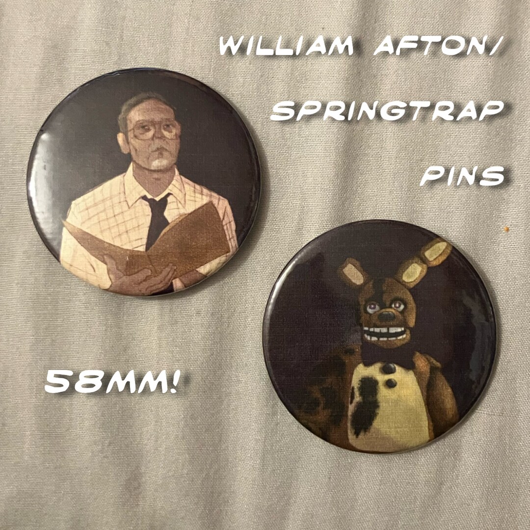 FNAF William Afton Pin Badge - Etsy