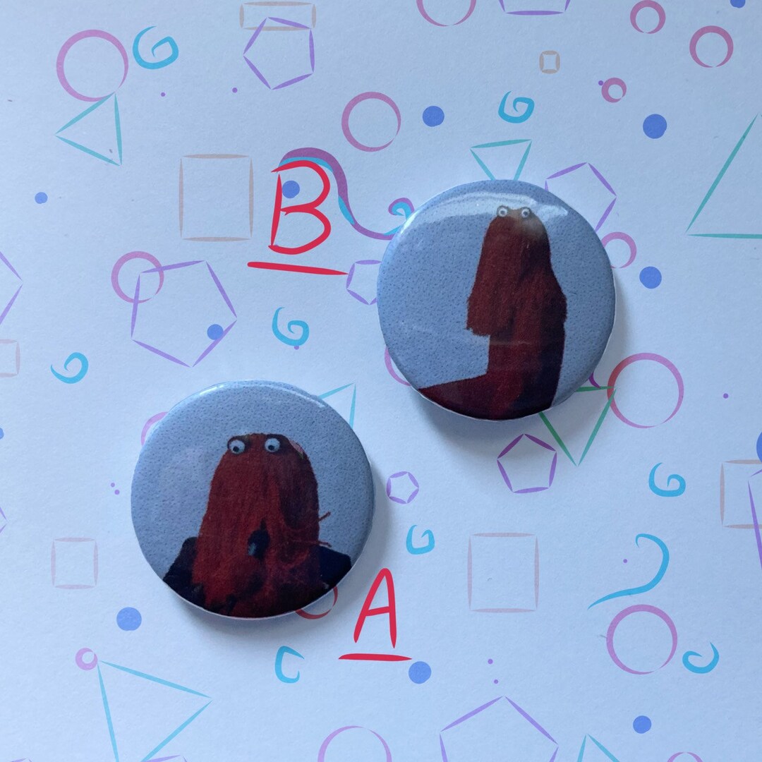 Red Guy DHMIS Pin Badge - Etsy UK