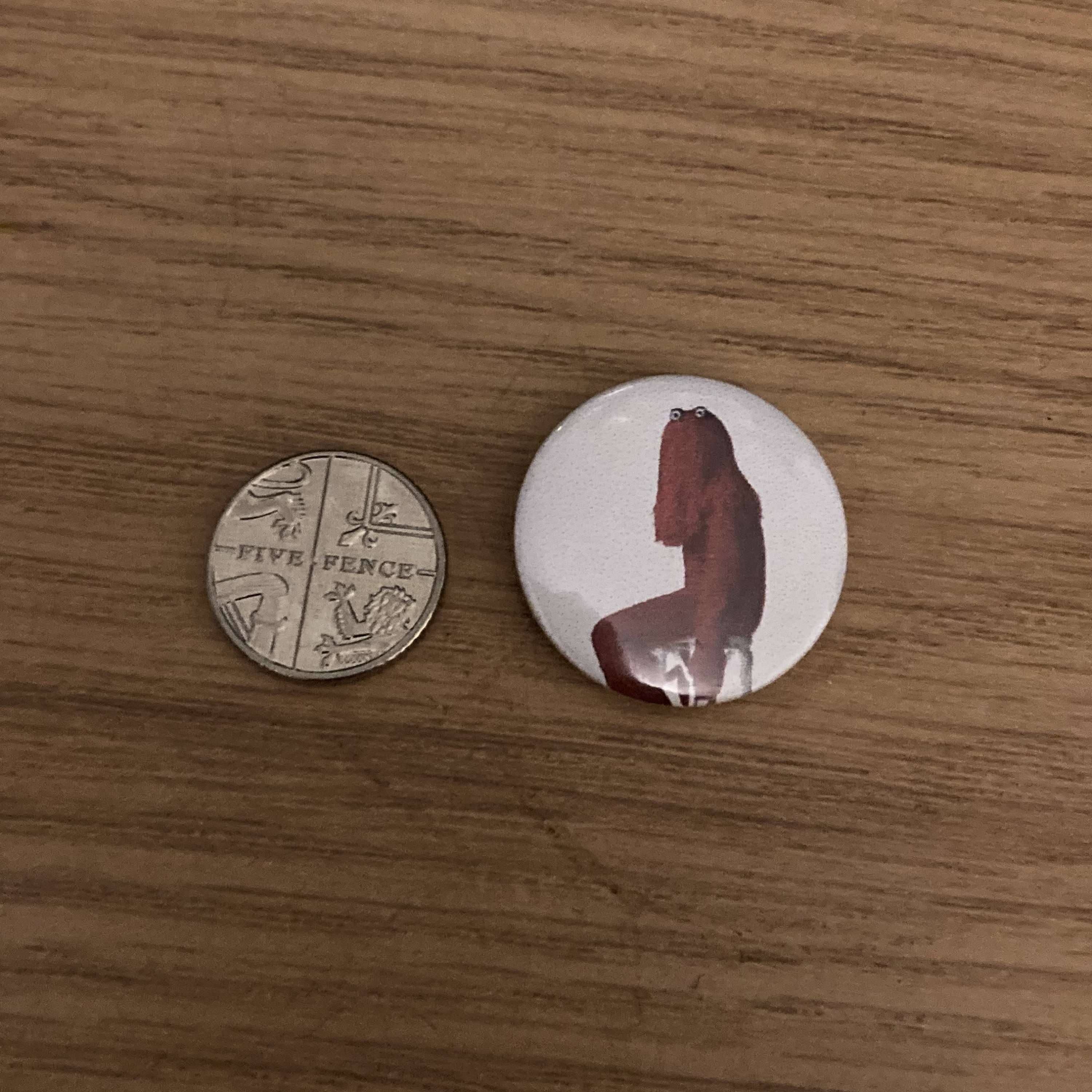 Red Guy DHMIS Pin Badge - Etsy UK