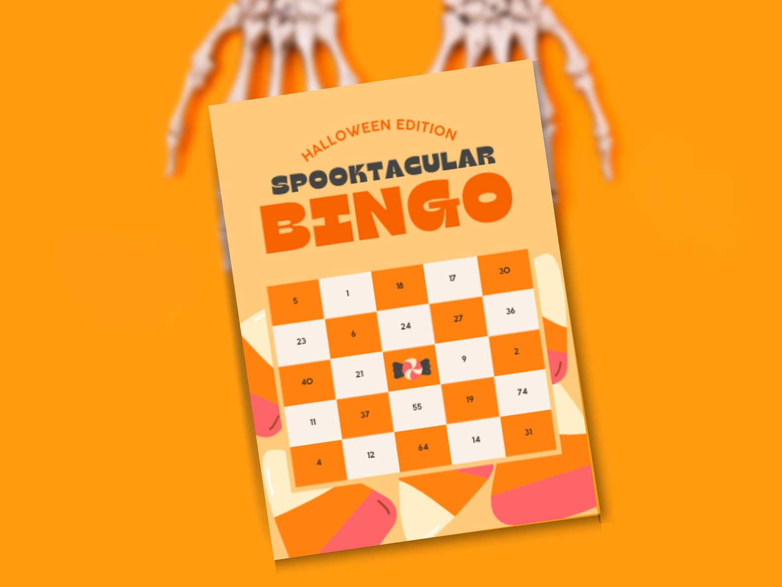 Halloween Bingo Cards 15 Bingo Boards 5x7 Printable Classroom Bingo ...