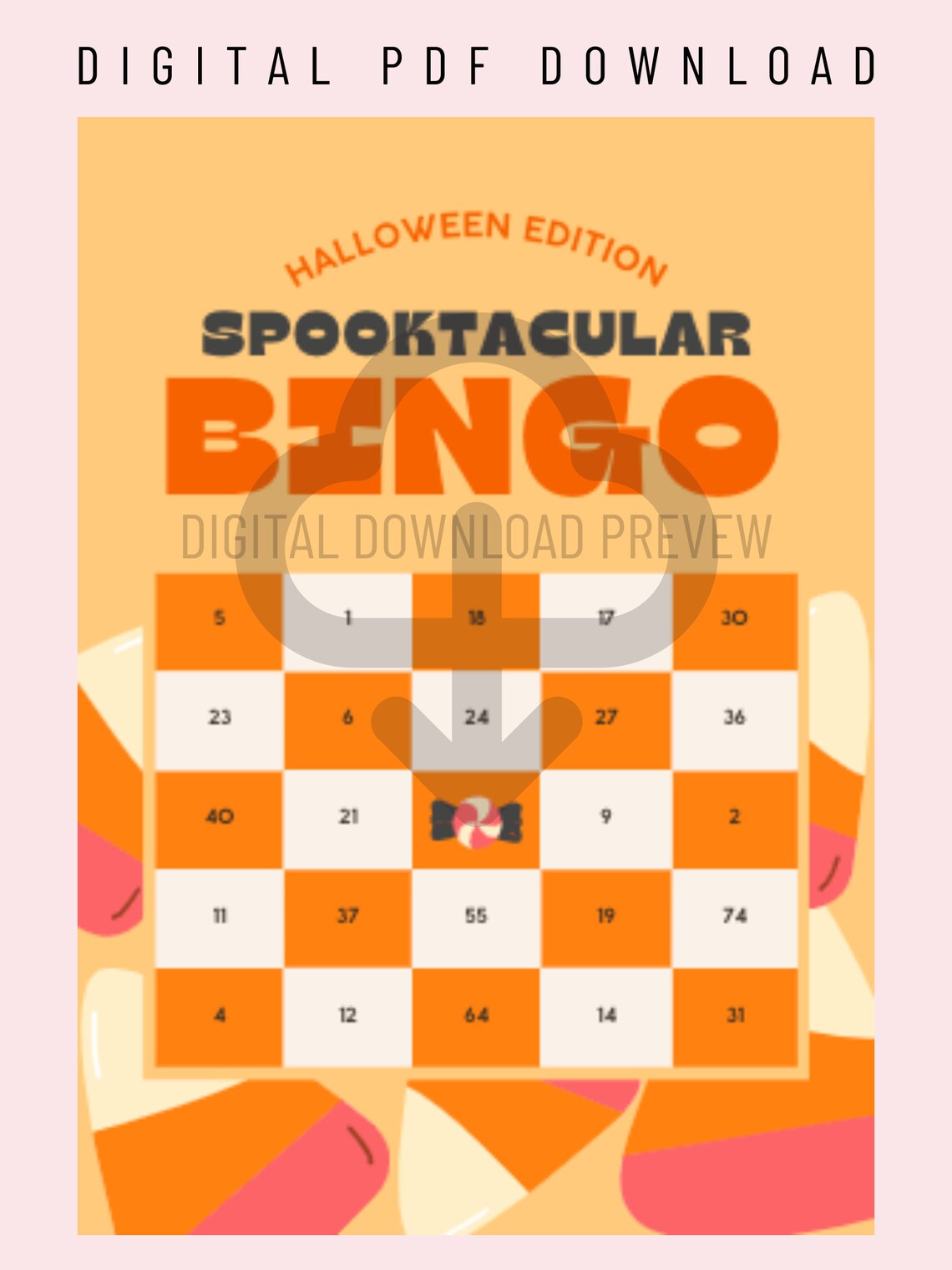 Halloween Bingo Cards | 15 Bingo Boards | 5x7 Printable Classroom Bingo ...