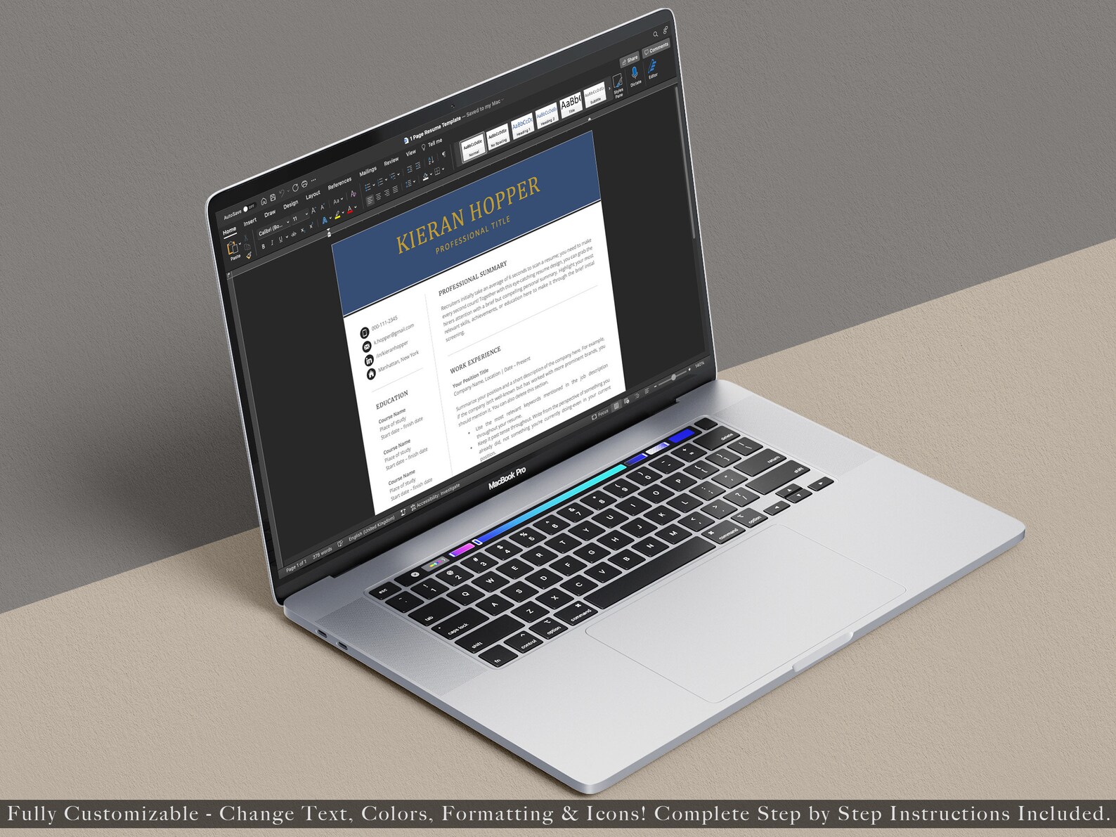 Resume Template Google Docs, Word, Pages, Executive, Teacher, Manager ...