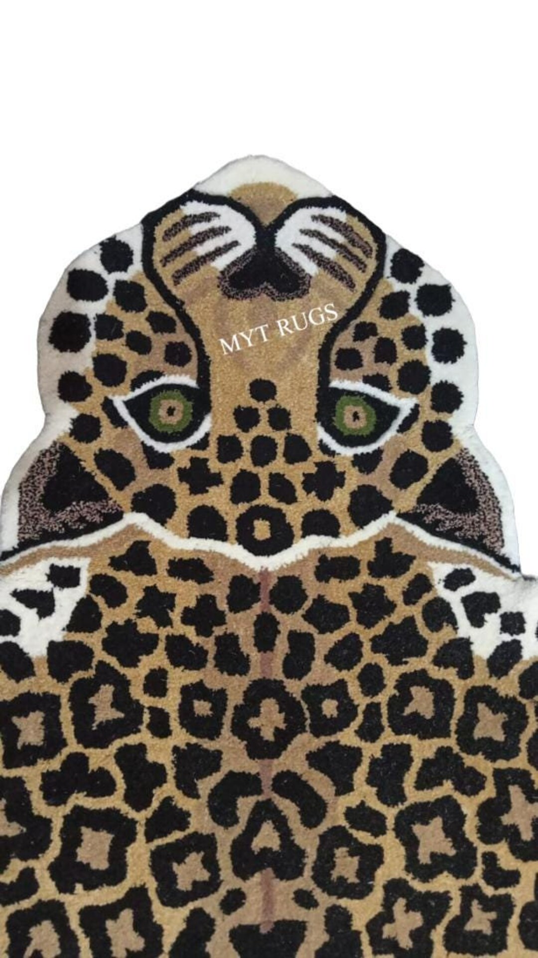 Leopard Luxe' Tufted Rug Bold and Stylish Home Decor With a Realistic ...