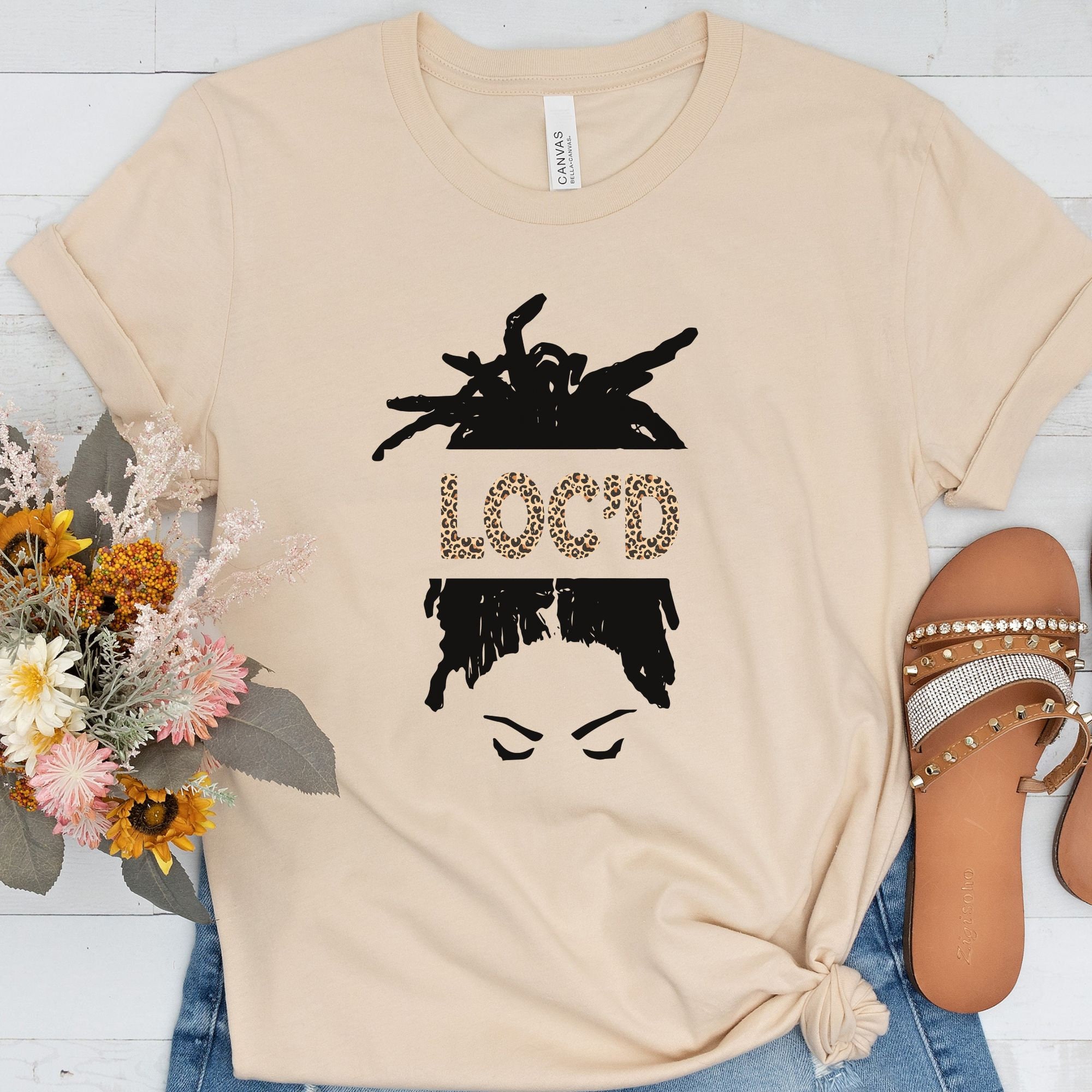 Locd Woman Tshirt, Black Girl Locs, Locs Shirts, Loc'd Hair Shirt Gift ...