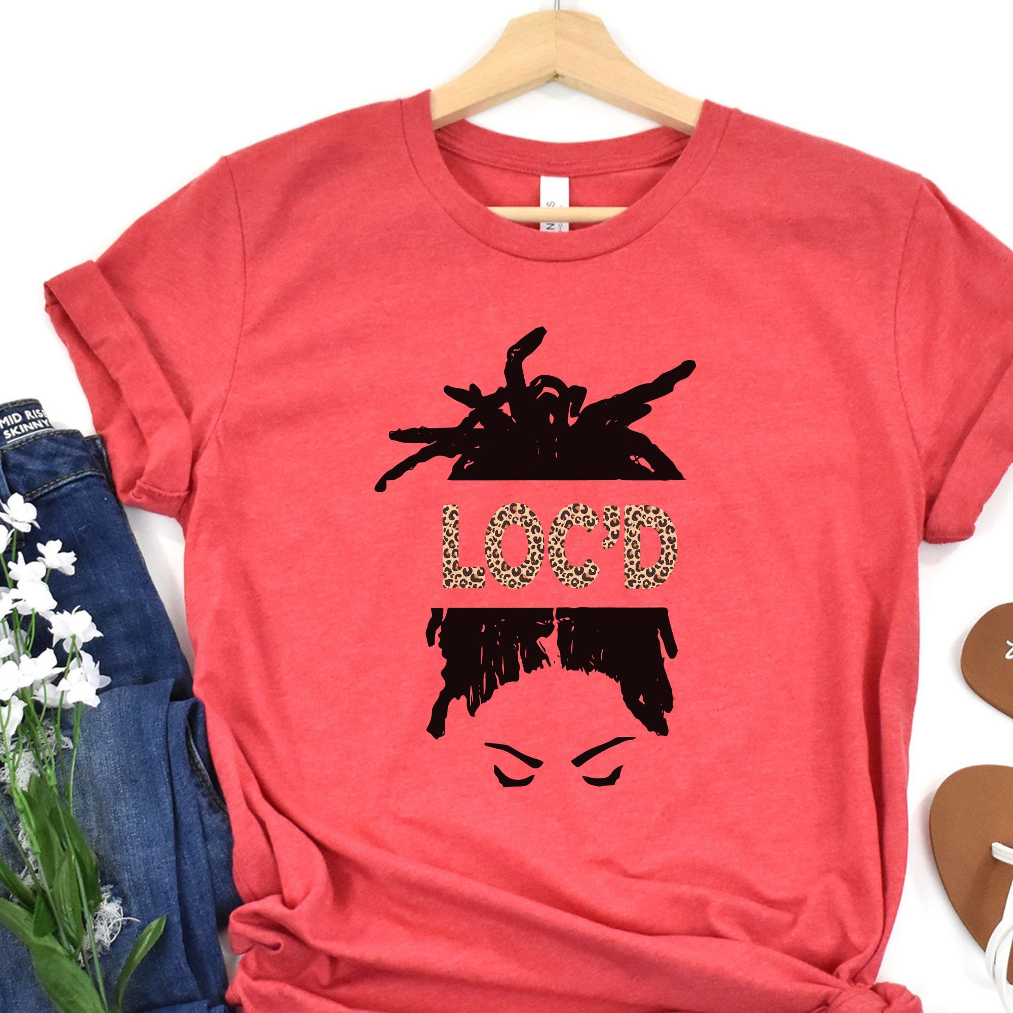Locd Woman Tshirt, Black Girl Locs, Locs Shirts, Loc'd Hair Shirt Gift ...