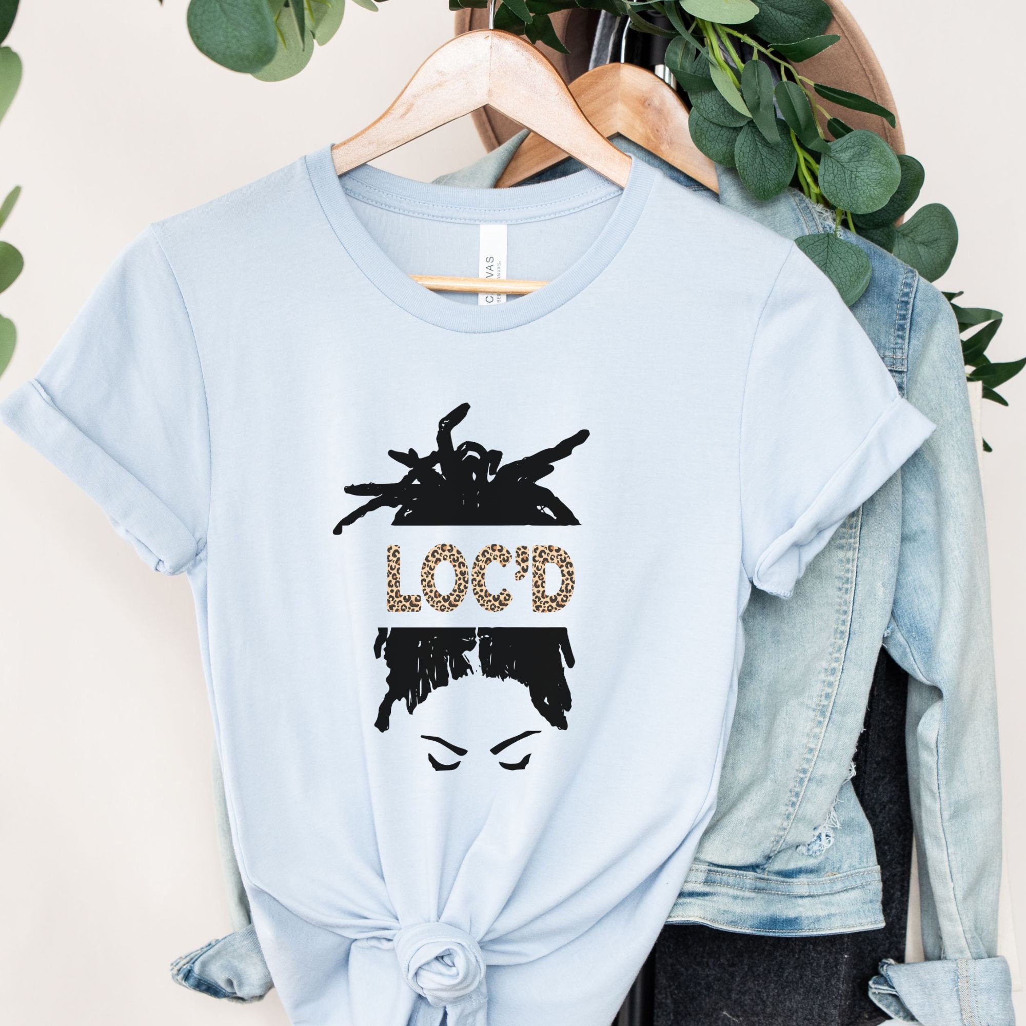 Locd Woman Tshirt, Black Girl Locs, Locs Shirts, Loc'd Hair Shirt Gift ...