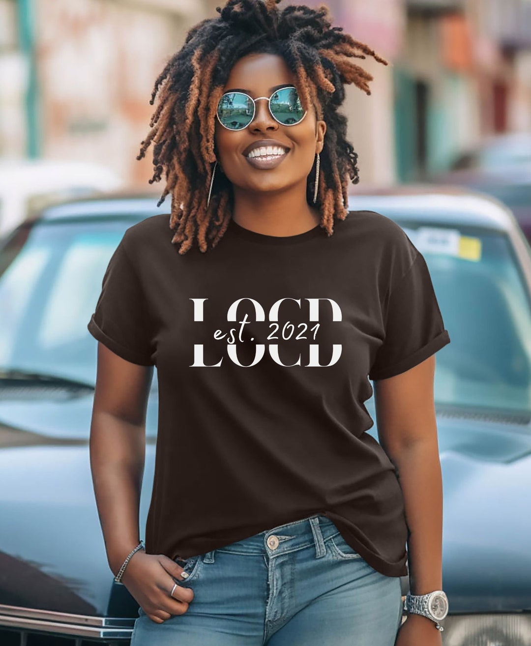 Custom Locd Tshirt - Personalized Loc'd Shirt for Women - Unisex Locd ...