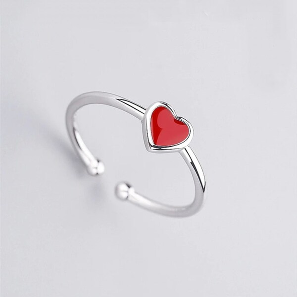 Heart Shaped Ring - Etsy