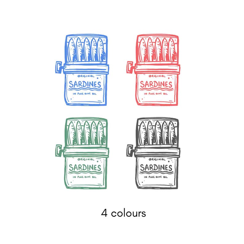 Tinned Fish Png, Sardines Png, Sardines Clipart, Maritime Whimsical ...