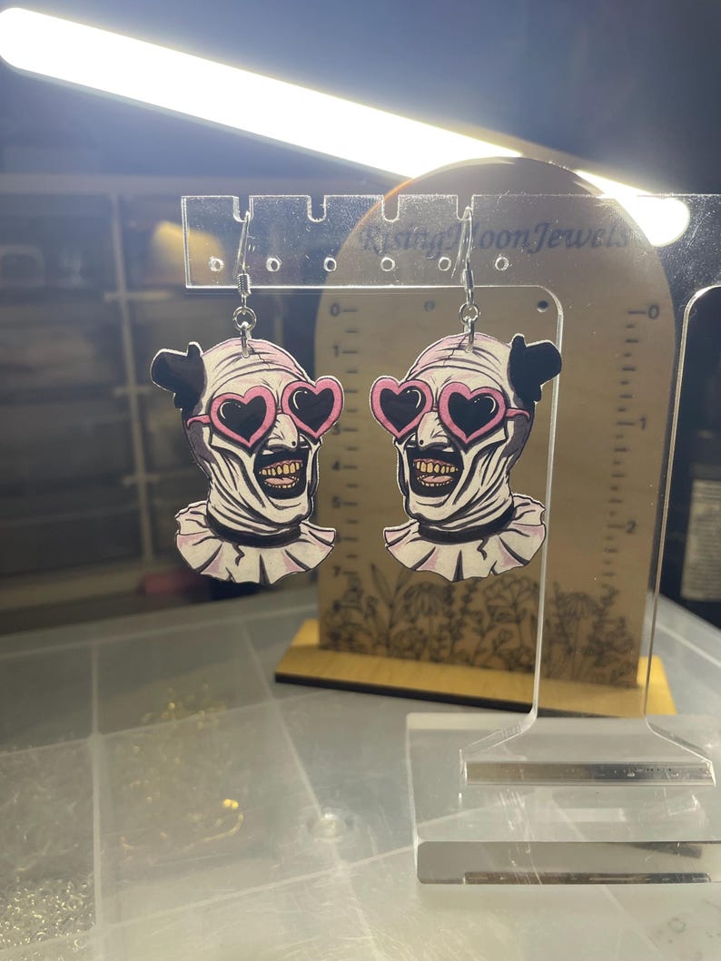 Art the Clown Earrings:horror Jewelry - Etsy