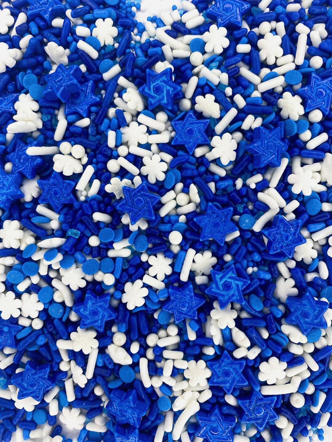 Star of David Sprinkles Hanukkah Sprinkle Mix 4oz - Etsy