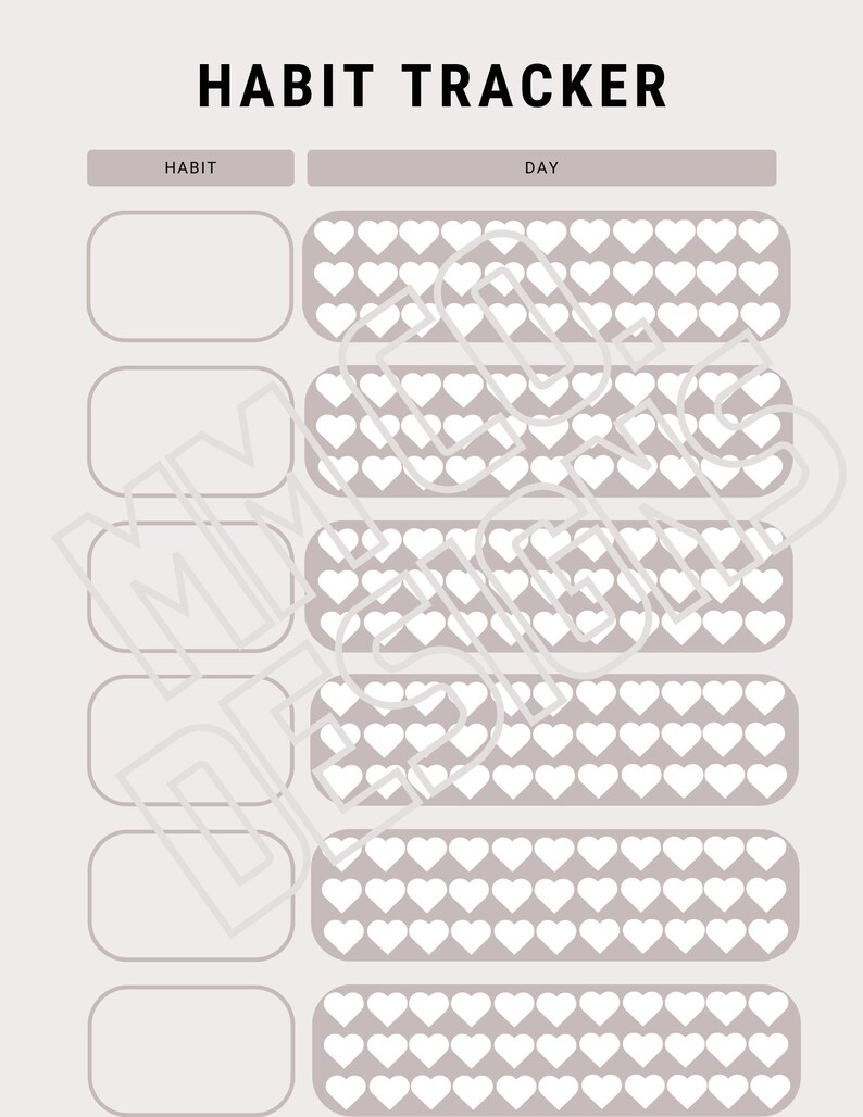 Notes Page Printable, Habit Tracker, Notes Page Planner, Daily Planner ...