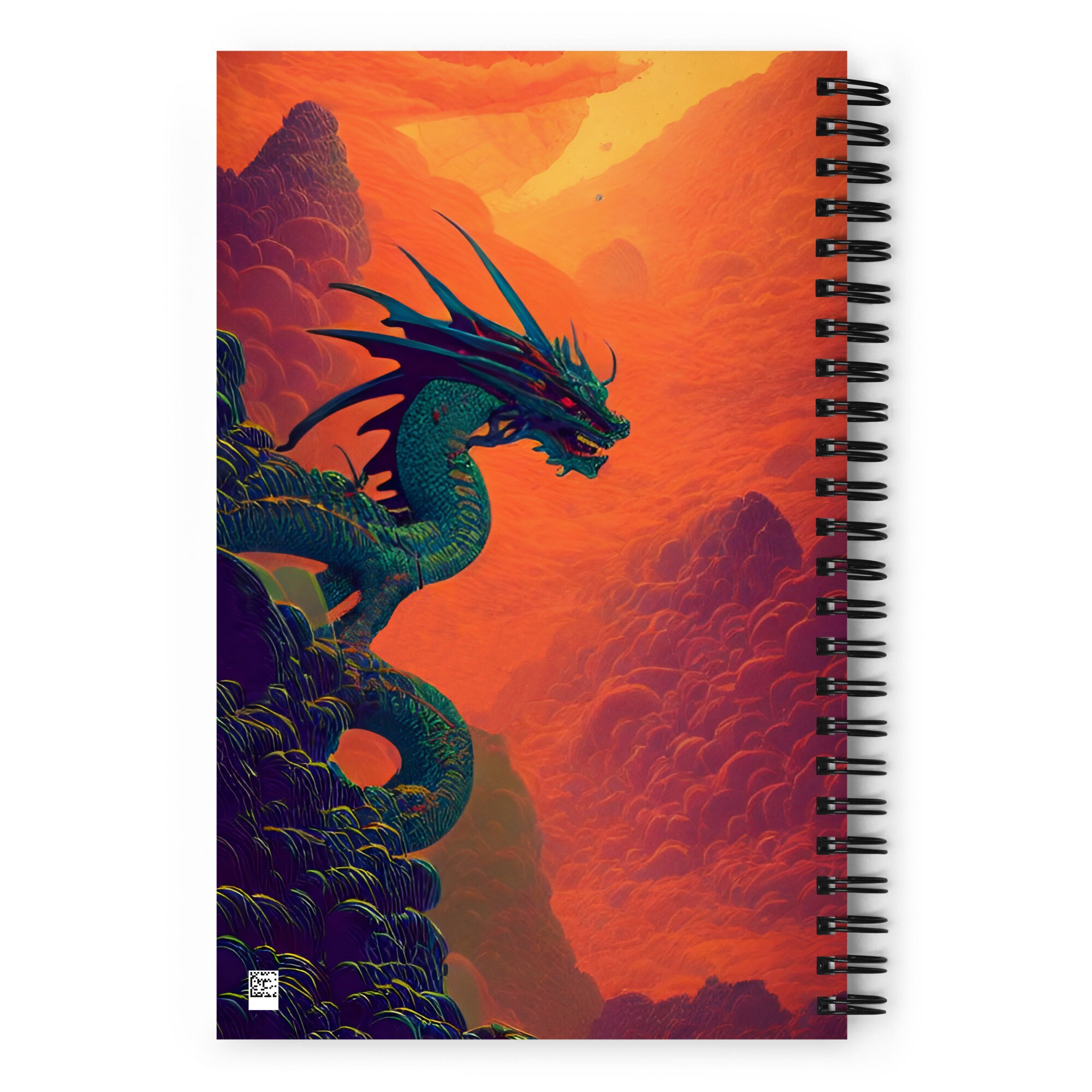 Sinister Dragons Spiral Notebook Fantasy & Sci-fi Art - Etsy