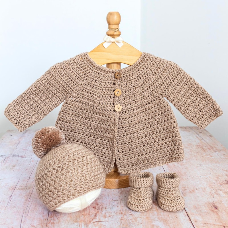 Pattern Crochet Cardigan - Etsy