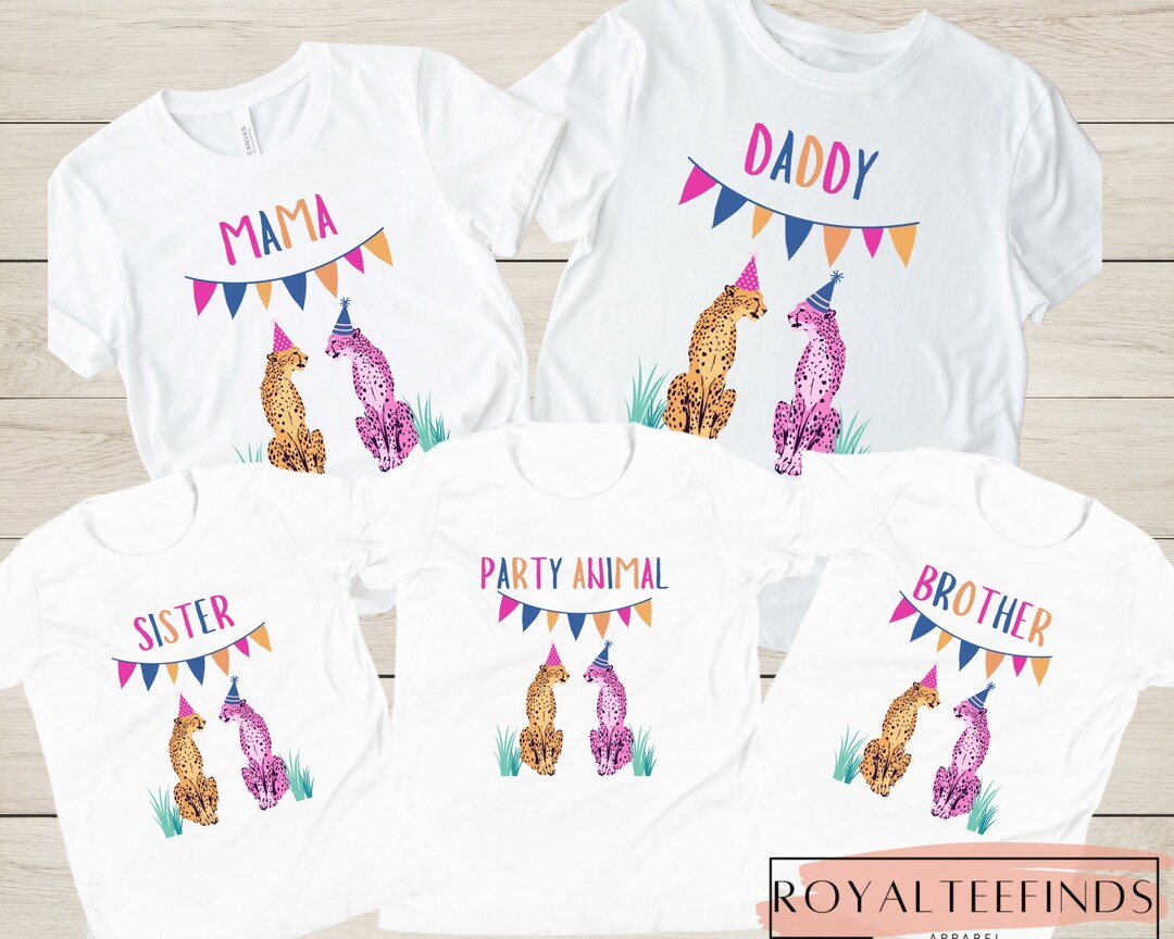 Mod Party Animals Zoo Birthday Party Shirt Party Animal Tshirts Safari ...
