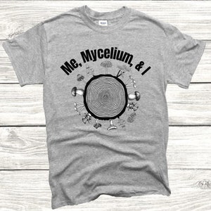 Mushroom T-shirt Mycelium Mushroom Aesthetic Cottagecore Tee Mycology ...