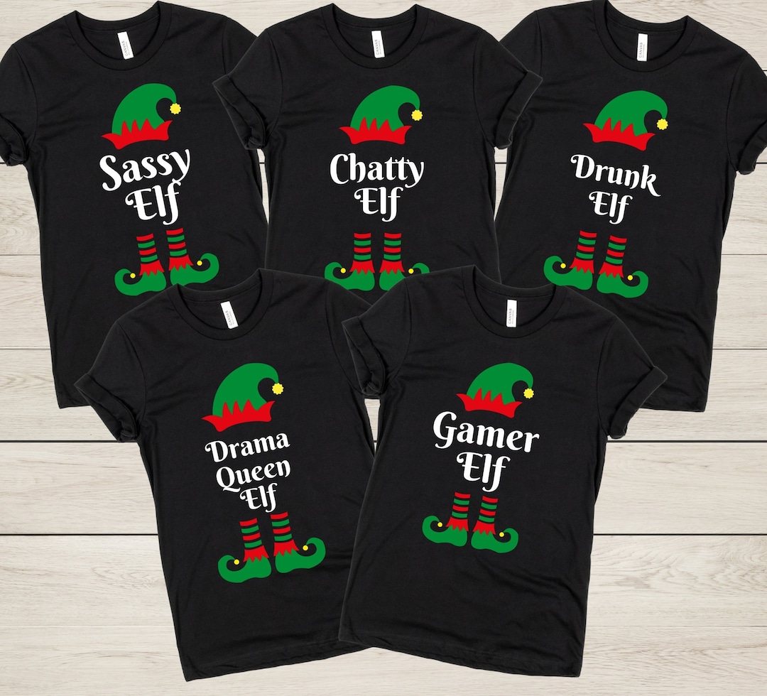 Elf Shirts, Personalized Christmas Shirts, Family Group Christmas Shirt ...