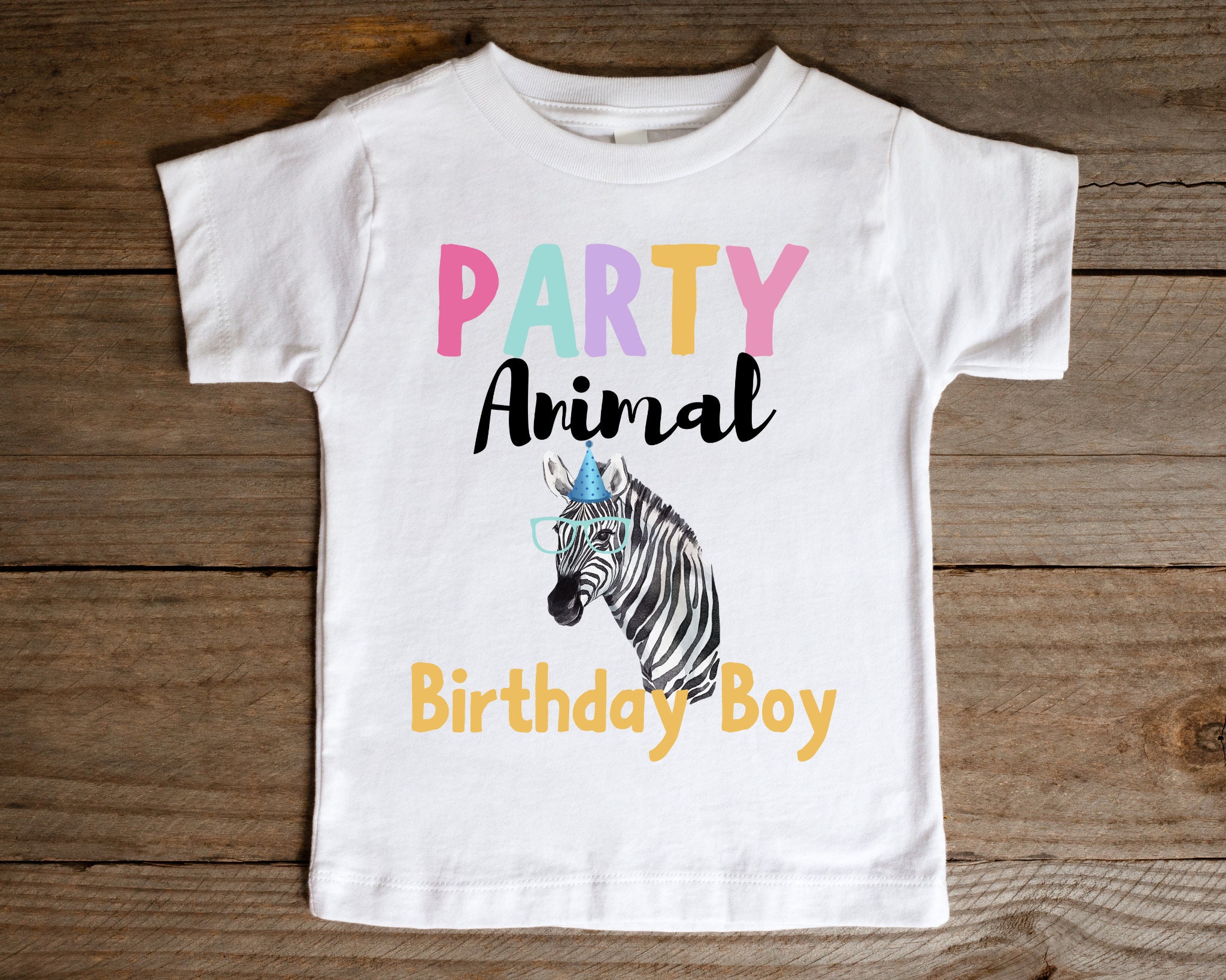 Party Animal Shirts Zoo Birthday Party Shirts Family Birthday Tshirts ...