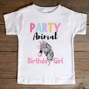 Party Animal Shirts Zoo Birthday Party Shirts Family Birthday Tshirts ...