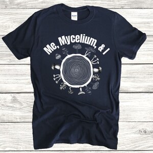 Mushroom T-shirt Mycelium Mushroom Aesthetic Cottagecore Tee Mycology ...