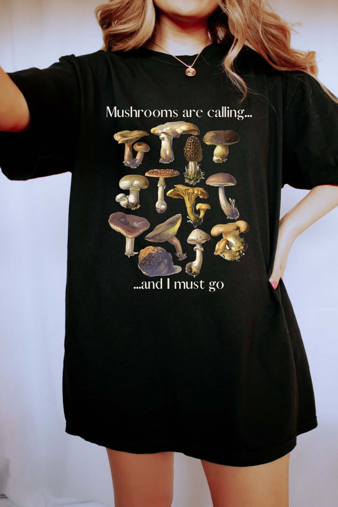 Mushroom T-shirt Mycelium Mushroom Aesthetic Cottagecore Tee Mycology ...